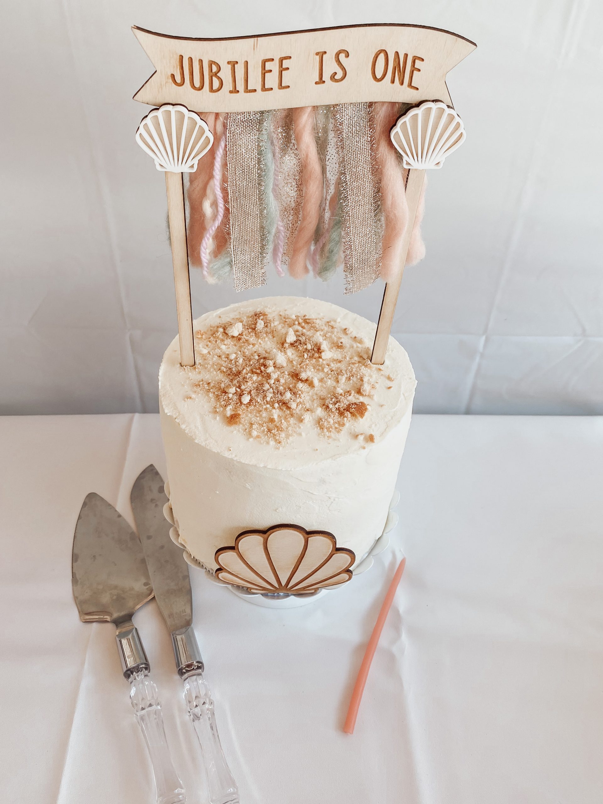 Seashell Themed First Birthday - Progress over Perfect